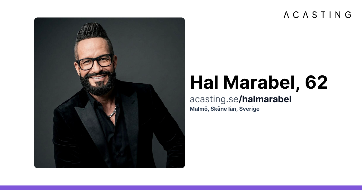 Hal Marabel | Skådespelare | Statist | ACASTING