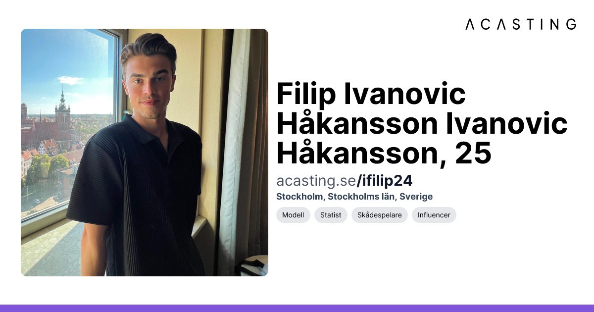 Filip Ivanovic Håkansson Ivanovic Håkansson | Modell | Statist ...