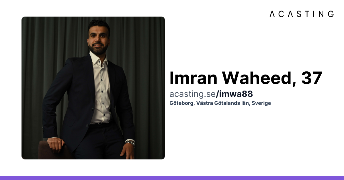 Imran Waheed | Statist | ACASTING