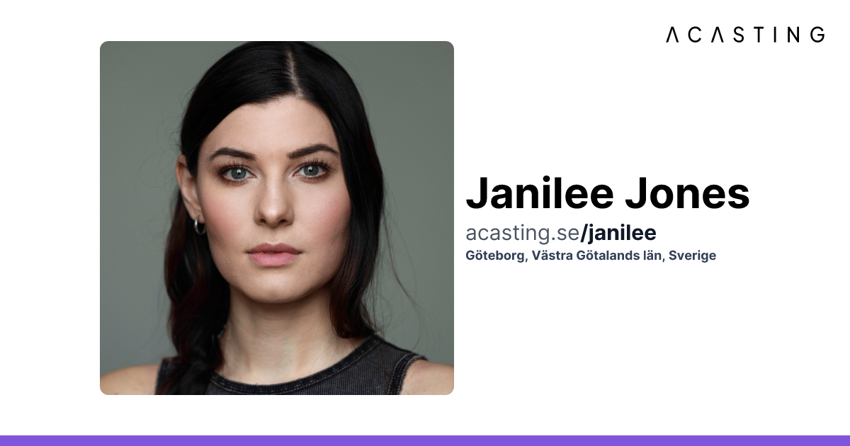 Janilee Jones | Skådespelare | ACASTING