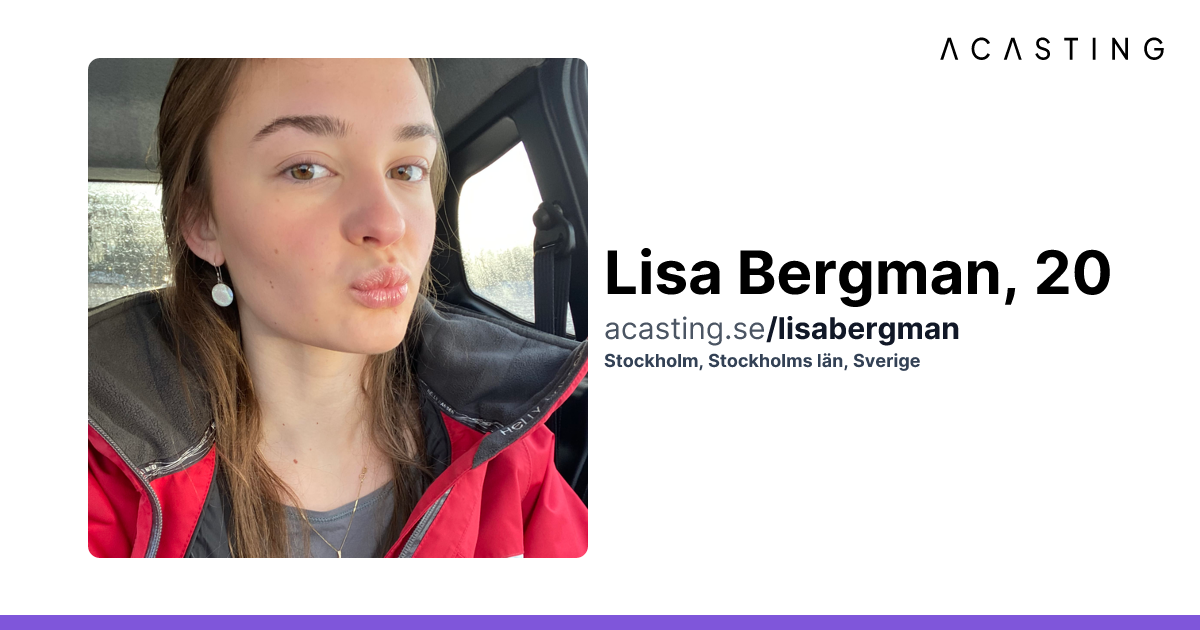 Lisa Bergman | Statist | ACASTING