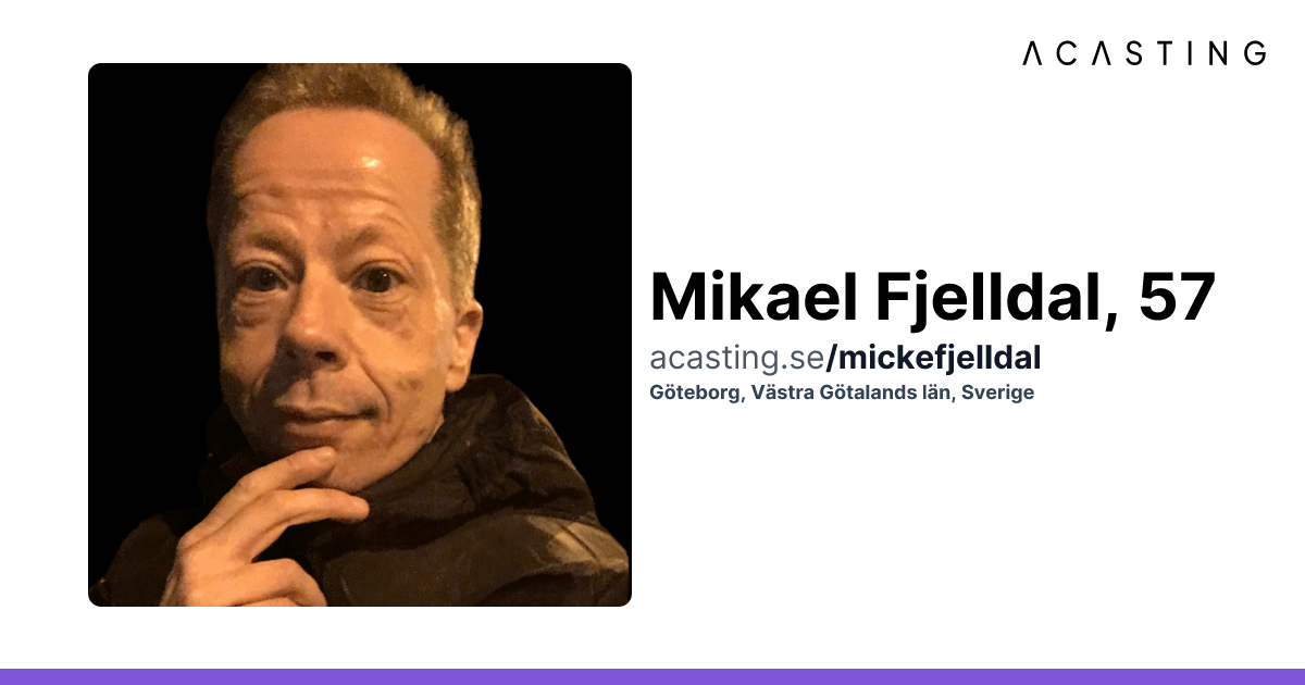 Mikael Fjelldal | Skådespelare | ACASTING
