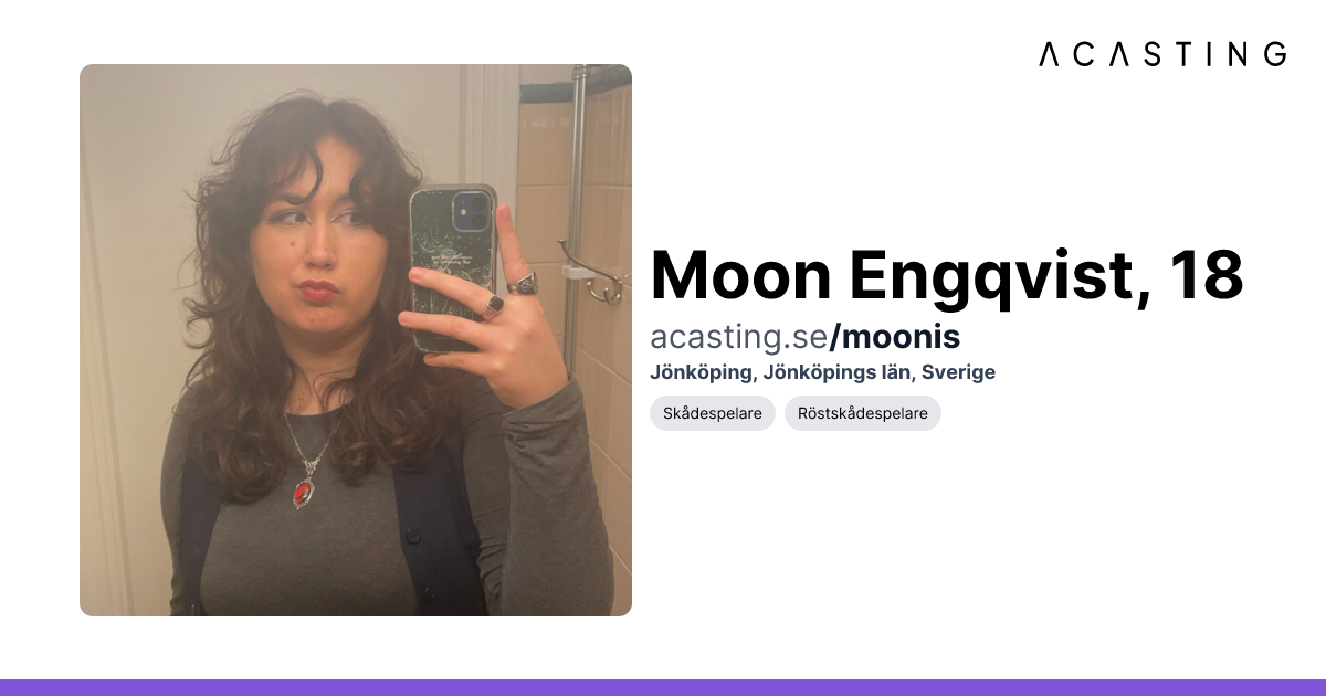 Moon Engqvist | Skådespelare | ACASTING