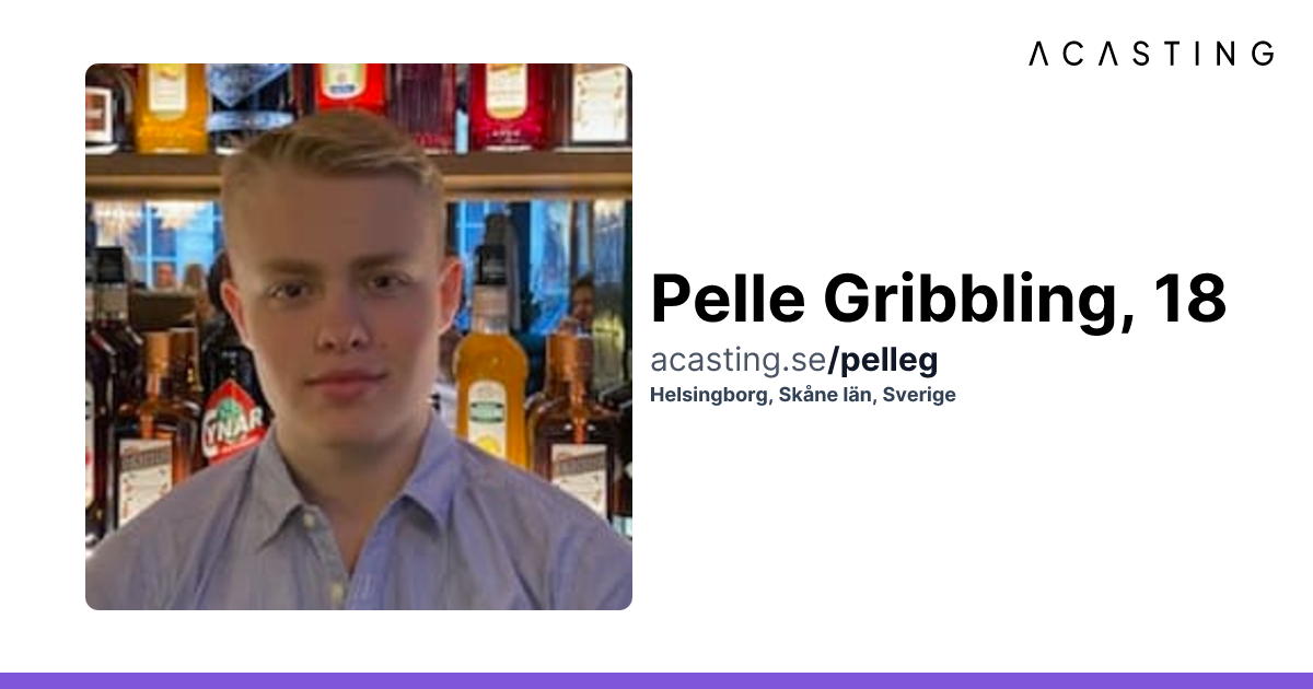 Pelle Gribbling | Skådespelare | ACASTING