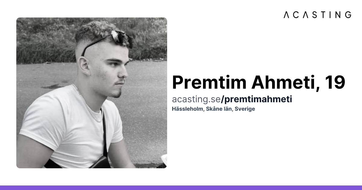 Premtim Ahmeti | Skådespelare | ACASTING